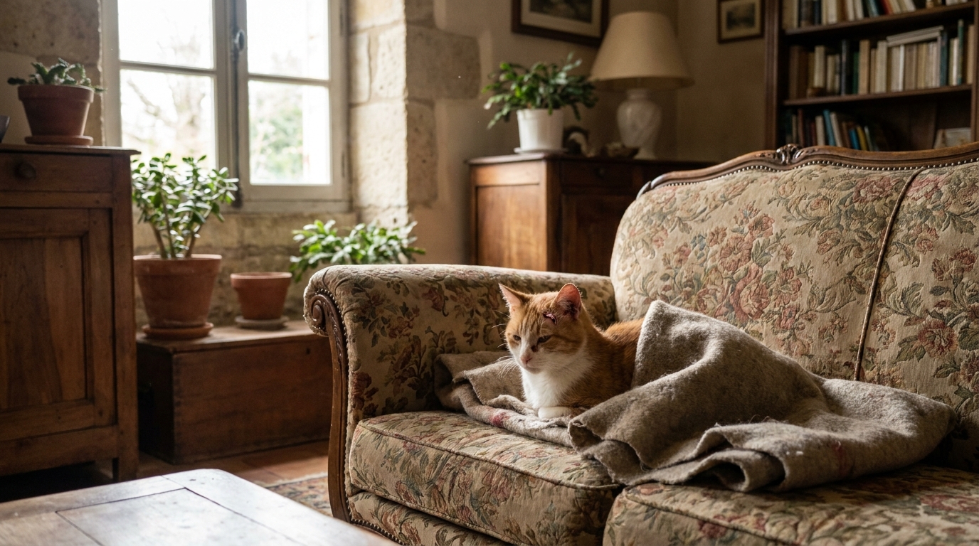 Un pompier trouve un chat agonisant dans son jardin : ce que le ...